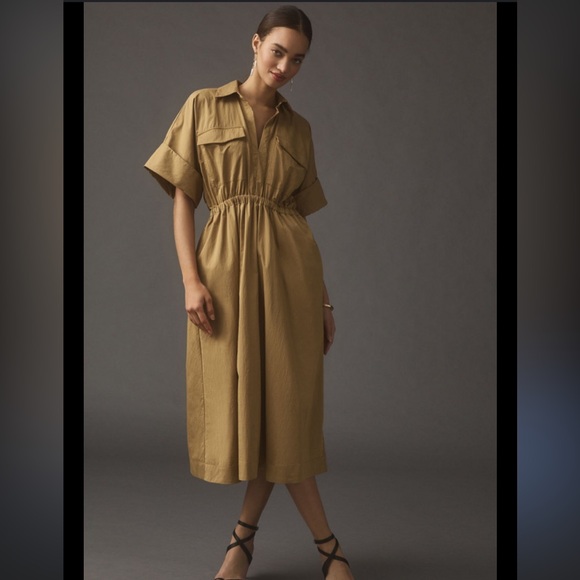 Anthropologie | Dresses | New Anthropologie Maeve Tobin Utility Shirt ...
